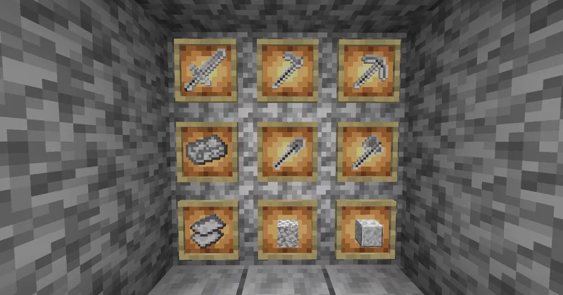 Diorite Netherite Minecraft Texture Pack