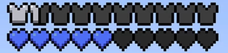 blue hearts Minecraft Texture Pack