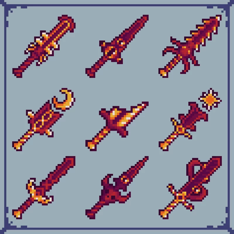 Devil's swords pack #15 32x32 Minecraft Texture Pack