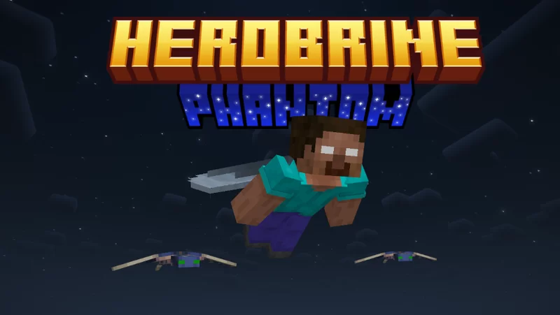 Herobrine Phantom Minecraft Texture Pack