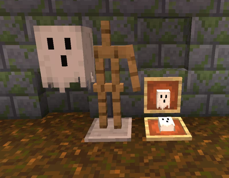 Lil Wee Ghostie Custom Model Data Minecraft Texture Pack