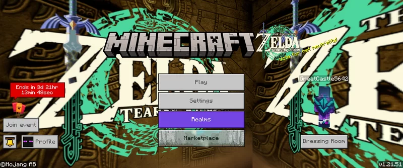 The Legend of Zelda: Tears of the Kingdom Texture Pack for Minecraft ...