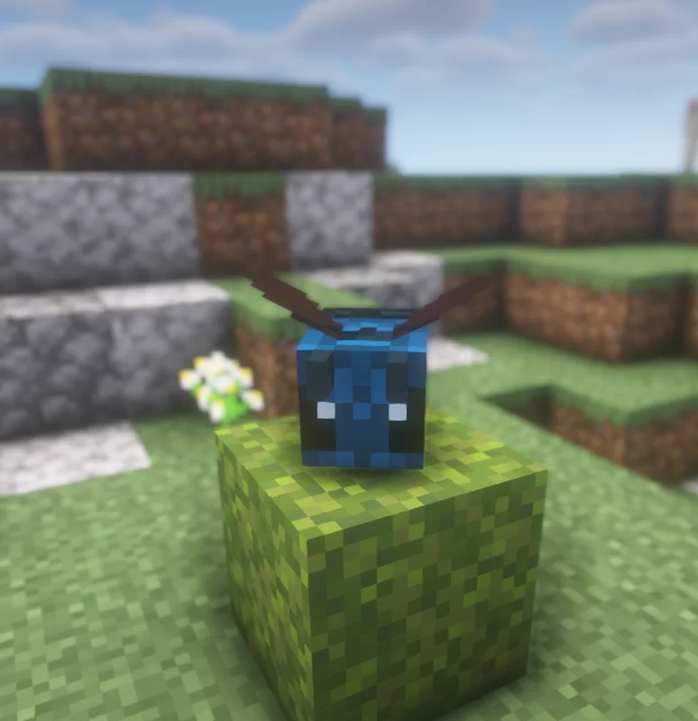 Blue Carpenter Bees Minecraft Texture Pack