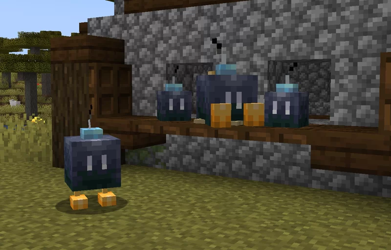 Super Mario - Bob-omb Minecraft Texture Pack