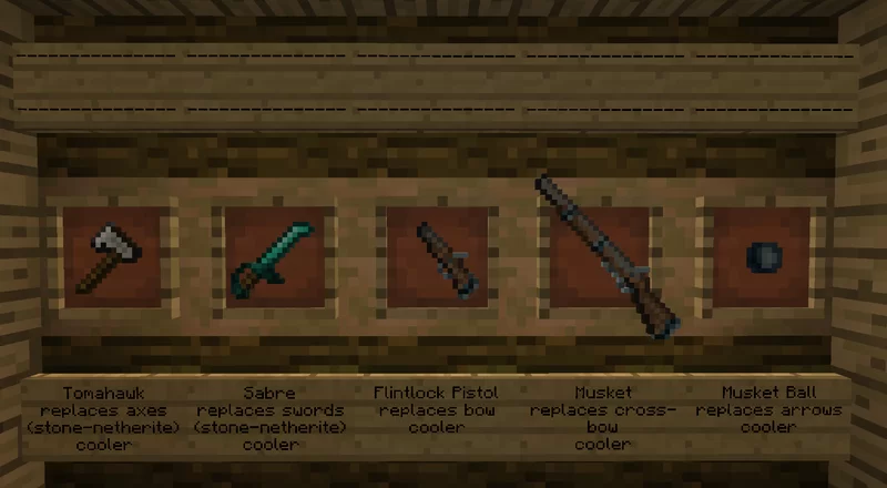 Pixel's 19th Century Weapons Pack Minecraft Texture Pack