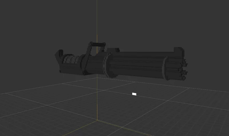 Z-6 Blaster 3D Model Minecraft Texture Pack
