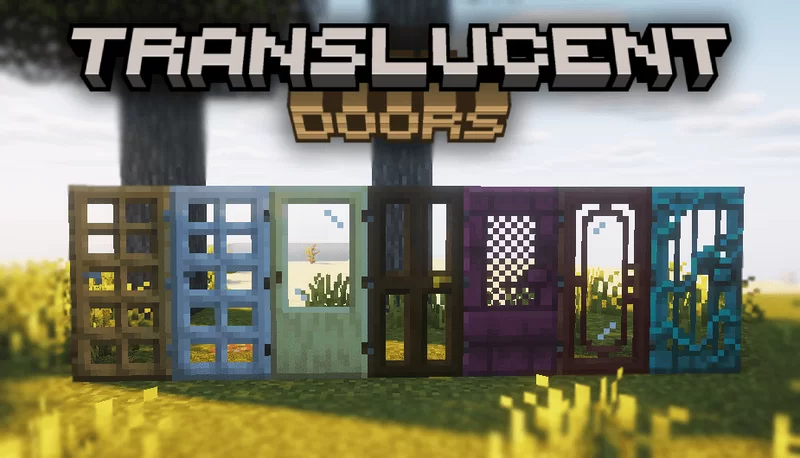 Translucent Doors Minecraft Texture Pack
