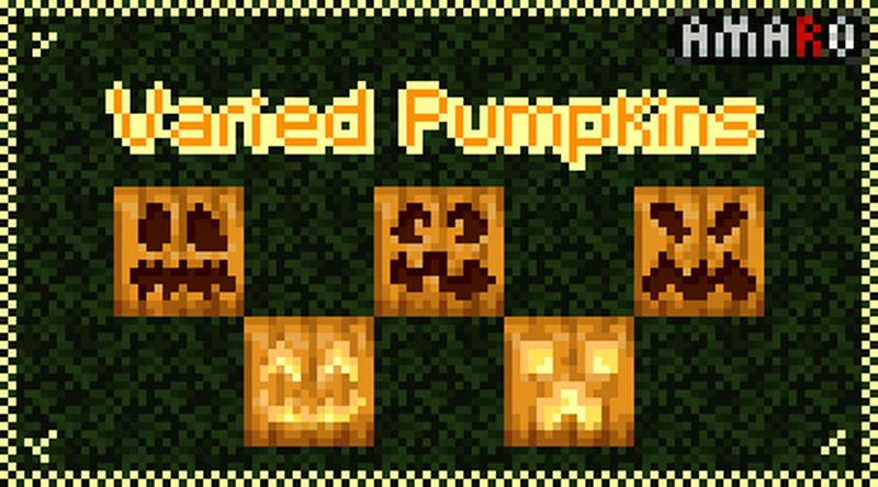 Varied Pumpkins Minecraft Texture Pack