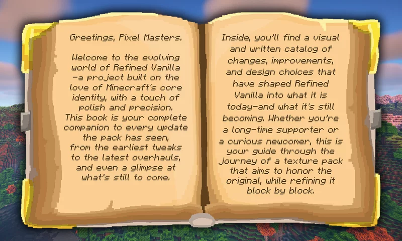 Refined Vanilla - Full Version Minecraft Texture Pack