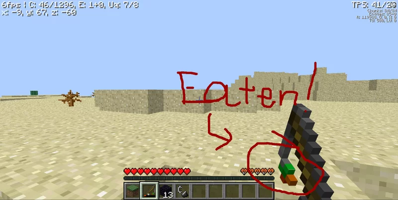 Eaten on a Stick Minecraft Texture Pack