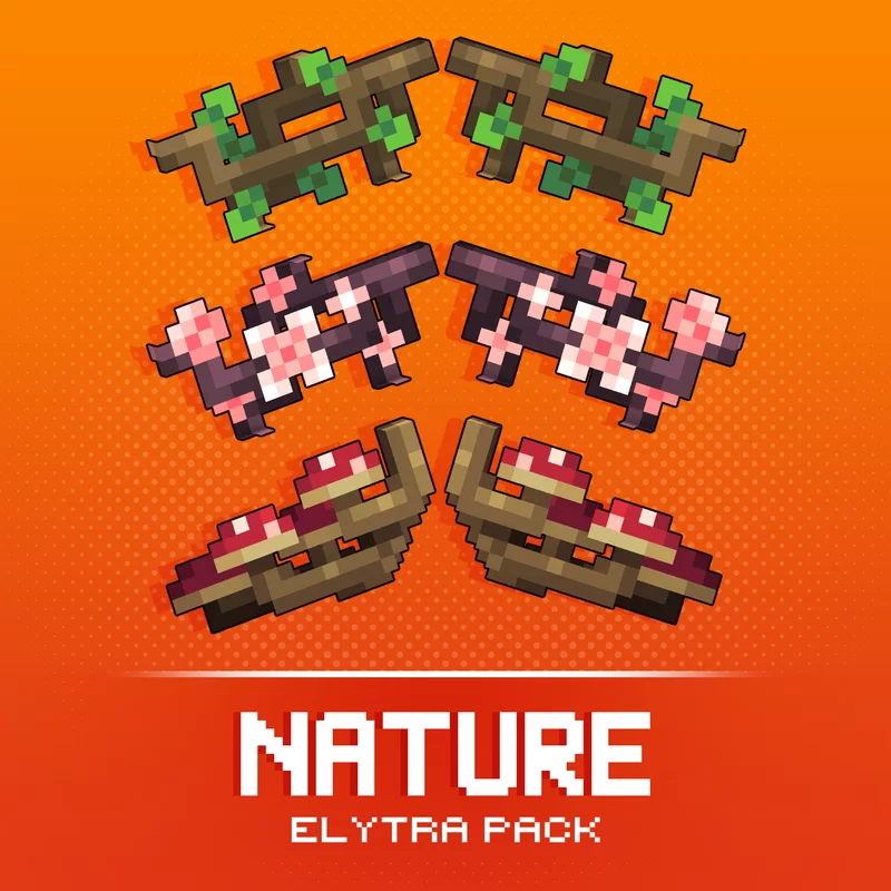 Nature Elytras Minecraft Texture Pack