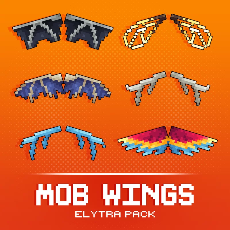 Mob Wing Elytras Minecraft Texture Pack
