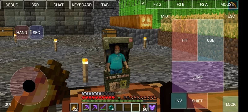 Steve Jack Black action figure Totem Minecraft Texture Pack