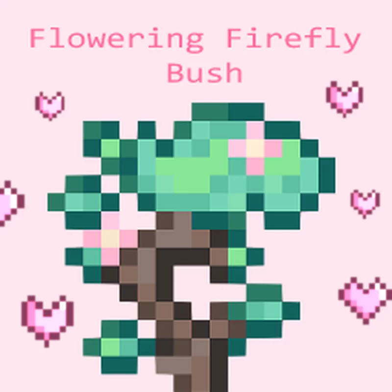 Flowery Firefly Bush🌸 Minecraft Texture Pack