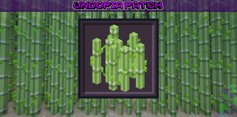 Undopia 3D Sugar Cane Minecraft Texture Pack