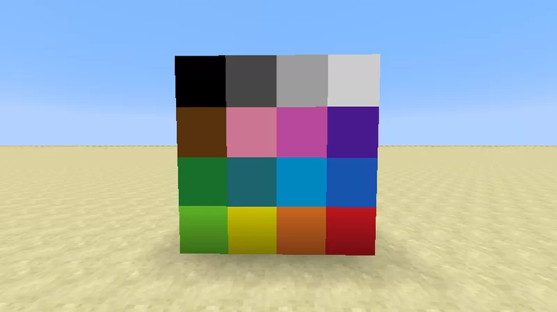 Simple Concrete V2 Minecraft Texture Pack