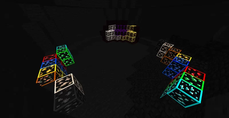 Emissive Ores (Outline + Glow) Minecraft Texture Pack