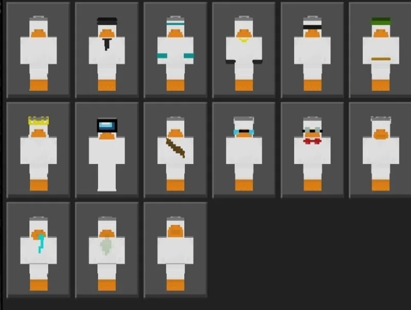 family of geese(Skin Packs , Minecraft Bedrock) Minecraft Texture Pack
