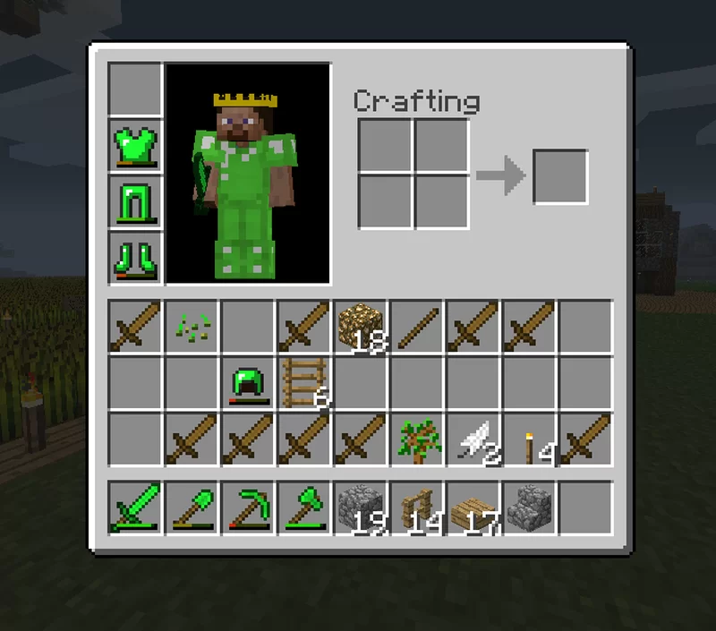 beta 1.7.3 diamonds 2 emeralds Minecraft Texture Pack
