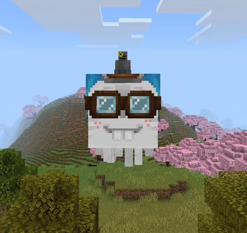 Nerd happy ghast Minecraft Texture Pack