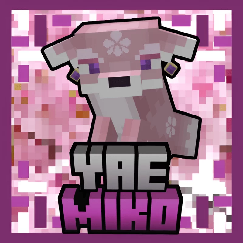 Yae Miko the fox!!! Minecraft Texture Pack