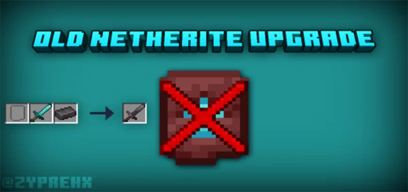Old Netherite Upgrade Minecraft Texture Pack