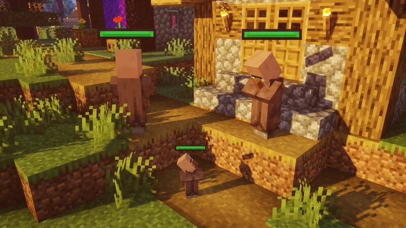 Entity Healthbars Minecraft Texture Pack