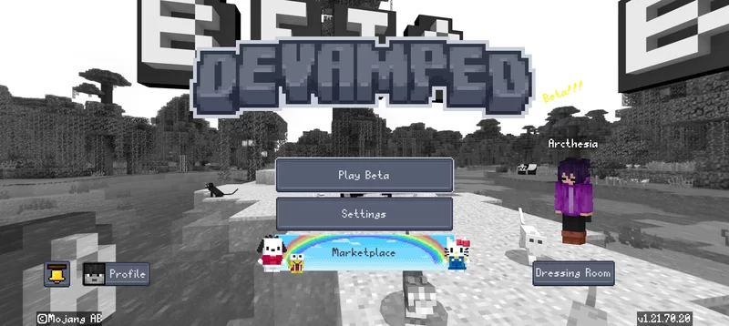 DEVAMPED UI Standalone (BE & JE Port) Minecraft Texture Pack