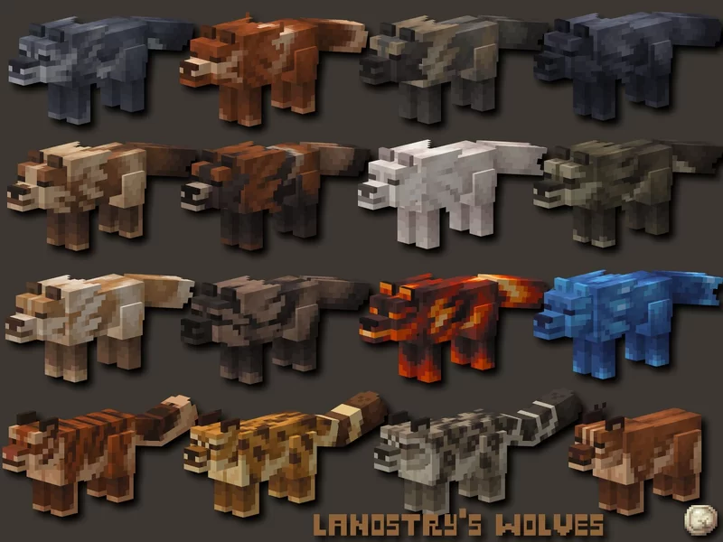 Lanostry's wolves Minecraft Texture Pack