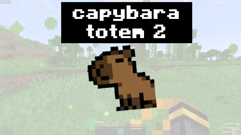 Capybara Totem 2 Minecraft Texture Pack