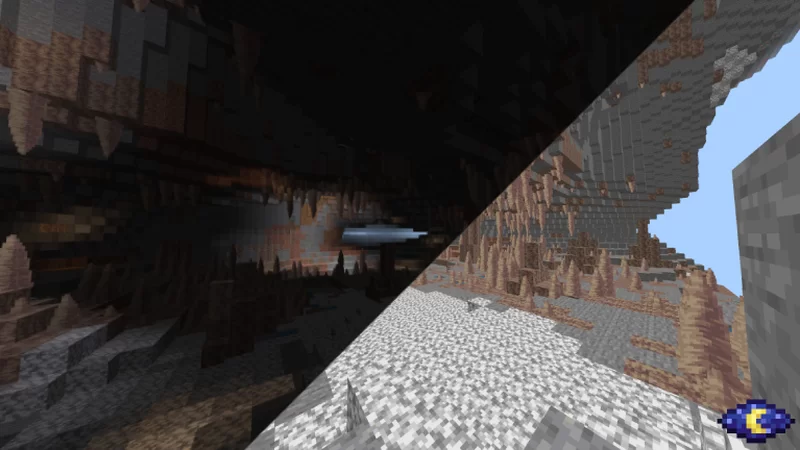 FullBright Bedrock [Night Vision] Texture Pack Minecraft Texture Pack