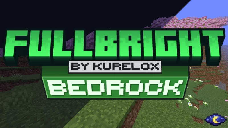 FullBright Bedrock [Night Vision] Texture Pack Minecraft Texture Pack