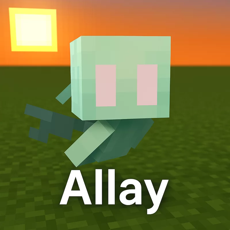 Custom mint green Allay! Minecraft Texture Pack