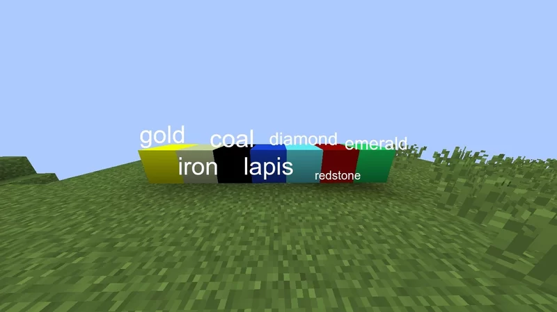 Obvious Ores Minecraft Texture Pack