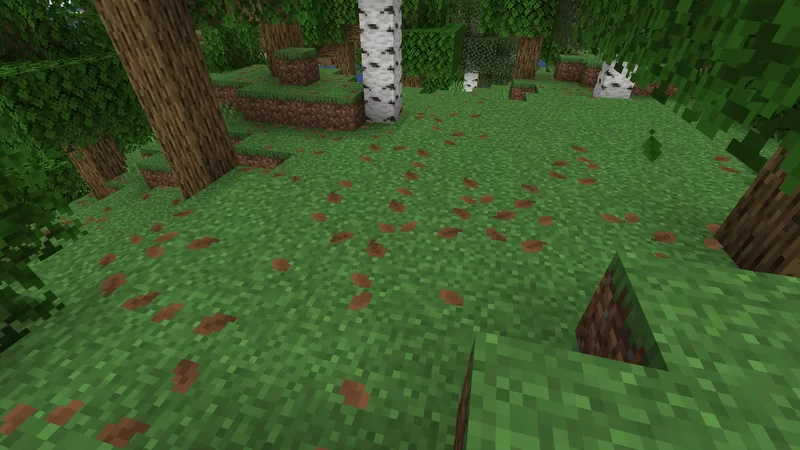 less leaf litter Minecraft Texture Pack