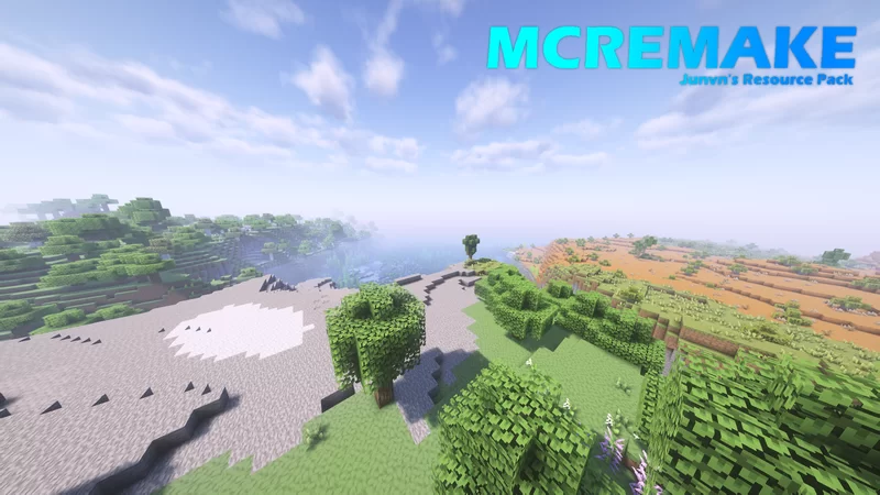 MCREMAKE-Junvn'sResourcepack Bedrock (1.21.70) Minecraft Texture Pack