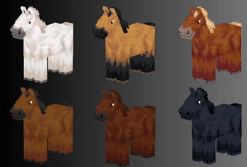 Prettier Horses Minecraft Texture Pack