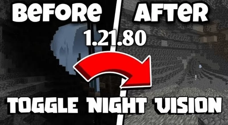 Night Vision Plus Minecraft Texture Pack