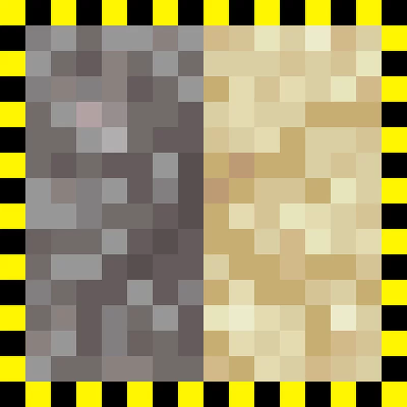 Obvious suspicious gravel and sand Minecraft Texture Pack