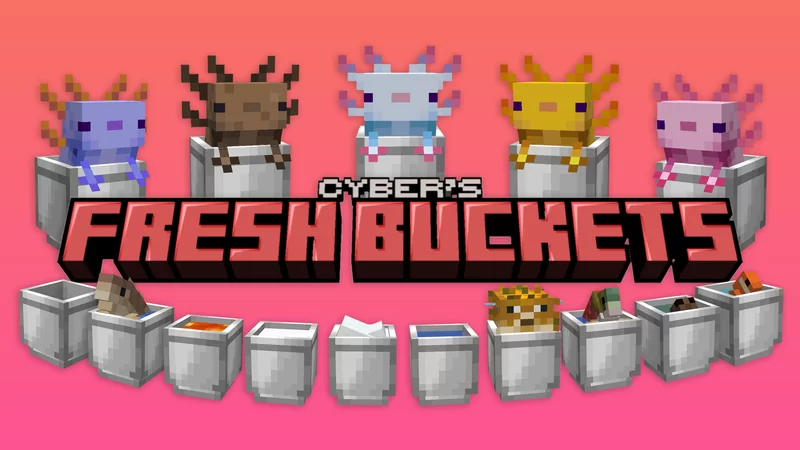Fresh Buckets Minecraft Texture Pack
