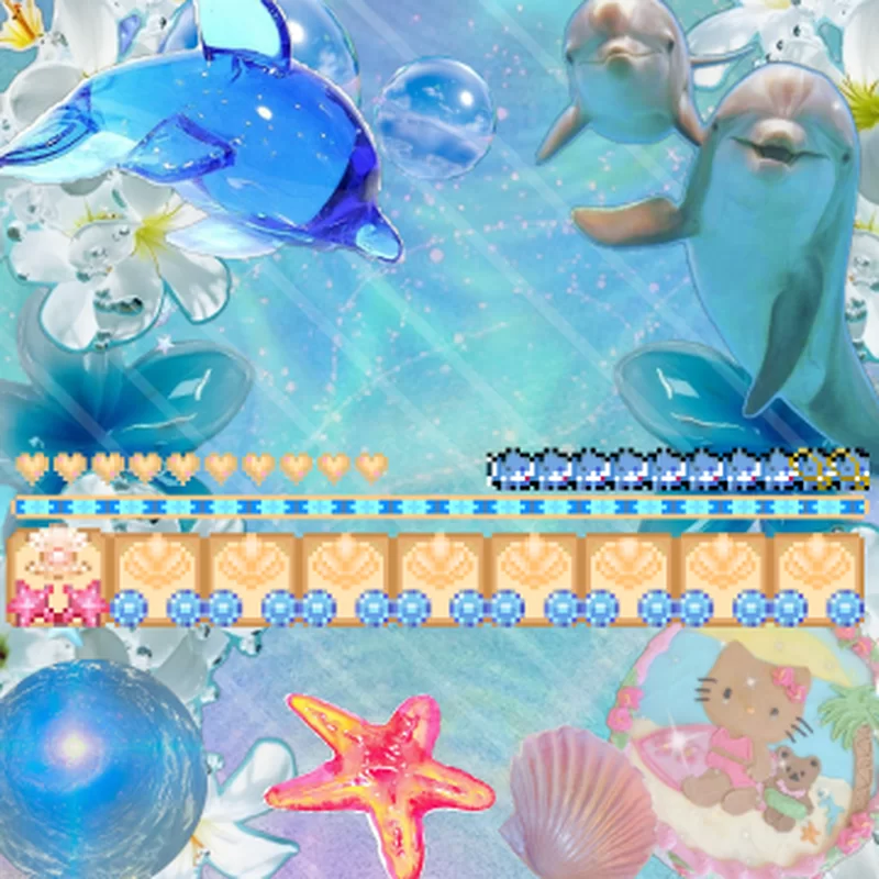 sea, beach themed gui Minecraft Texture Pack