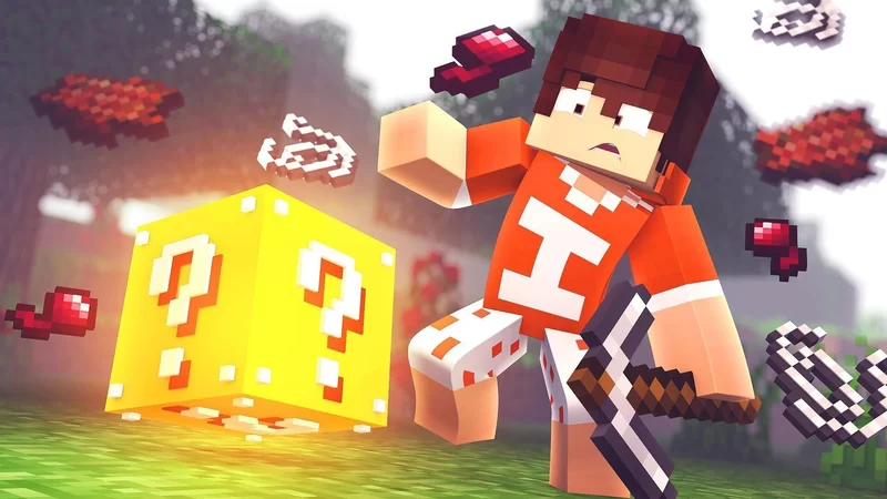 RGB lucky block - Animated Minecraft Texture Pack