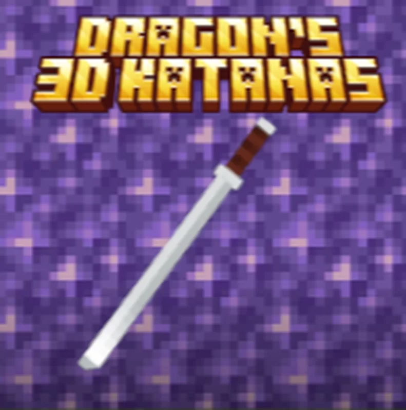 Dragon's 3D katanas Minecraft Texture Pack