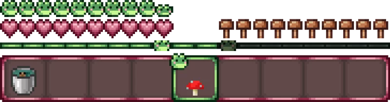 Frogcrafting Hotbar (Java & Bedrock) Minecraft Texture Pack