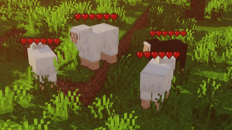 Entity Healthbars: Hearts Minecraft Texture Pack