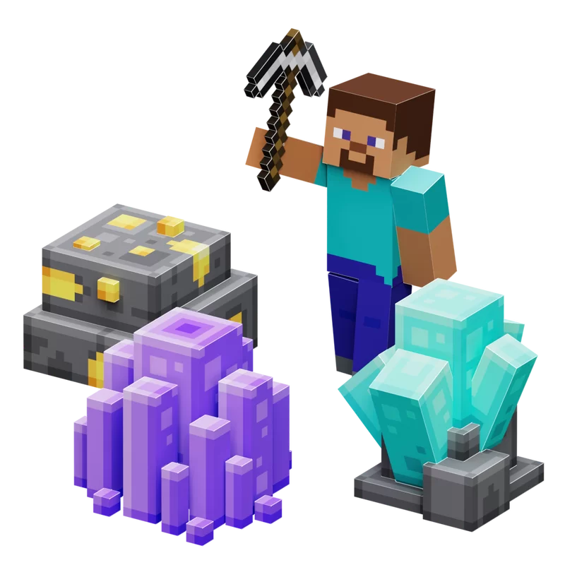 Custom 3D Ore Minecraft Texture Pack