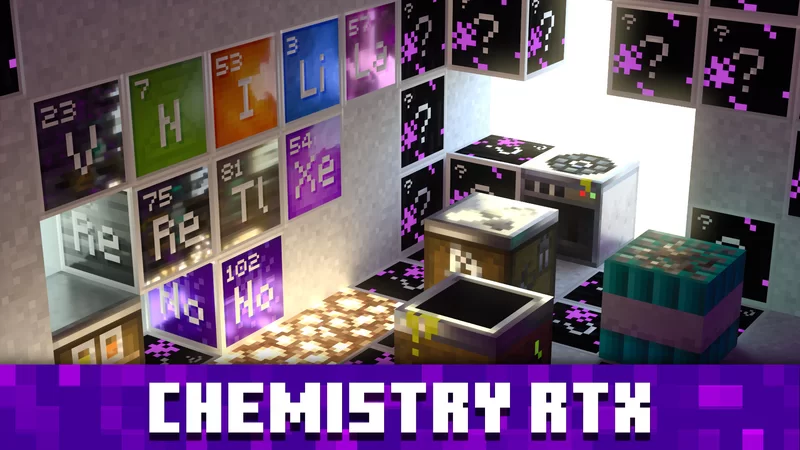 Chemistry RTX | Education Extensions for Vanilla RTX Minecraft Texture Pack