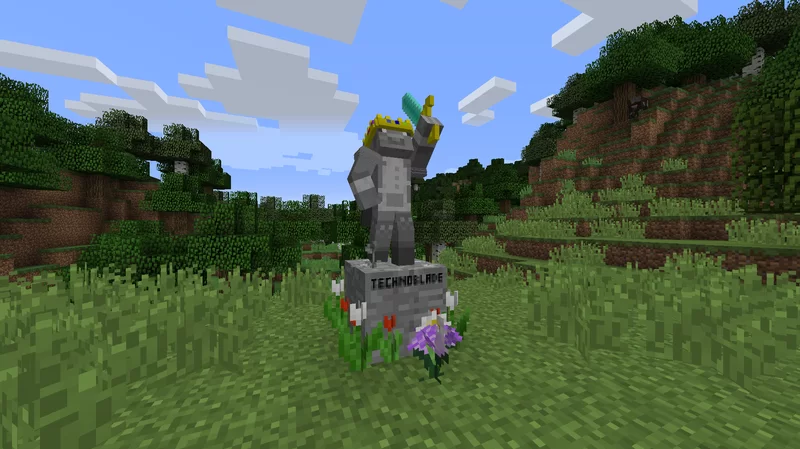 Stone Technoblade Minecraft Texture Pack