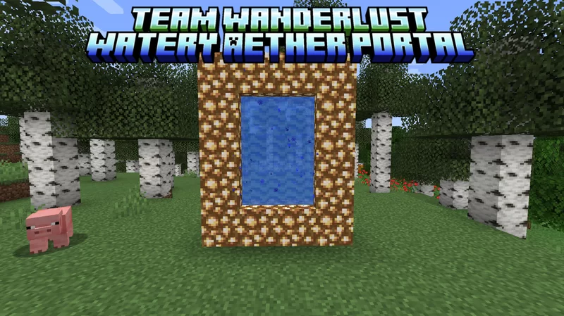 Watery Aether Portal Minecraft Texture Pack