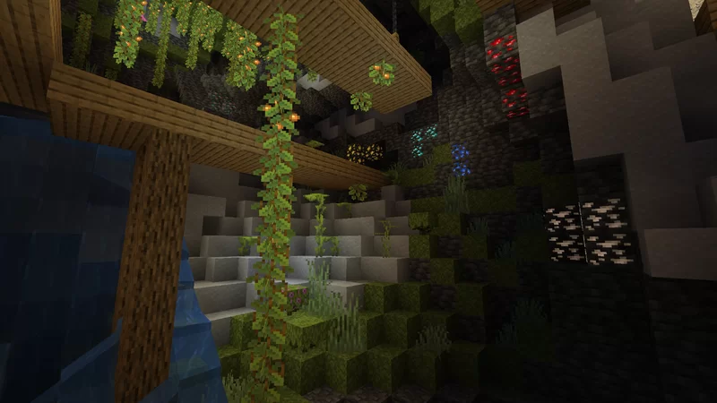 javier's glowing 3d ores NO OPTIFINE Minecraft Texture Pack